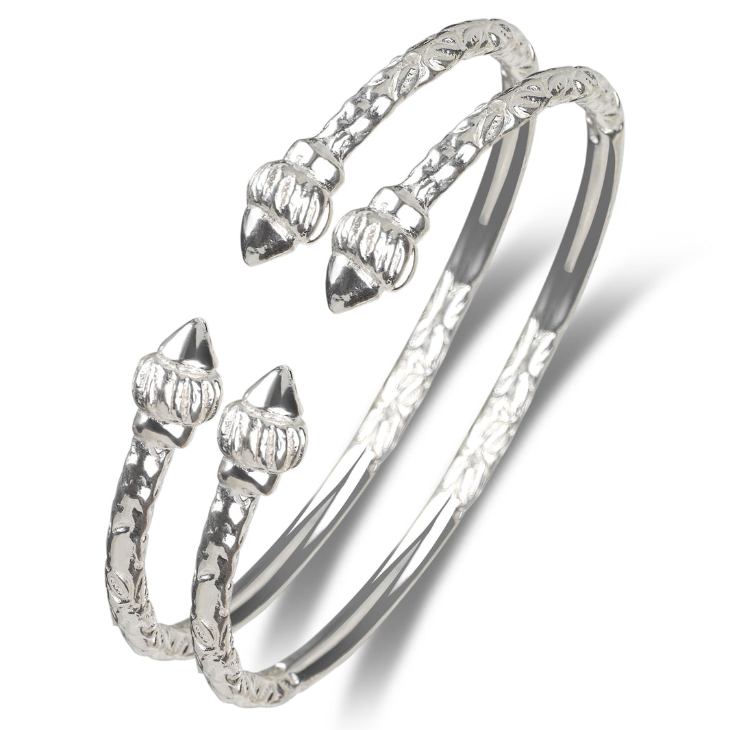 All Silver Bangles – Betterjewelry