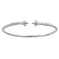 Better Jewelry Pointy Ends .925 Sterling Silver West Indian Bangle, 1 ...